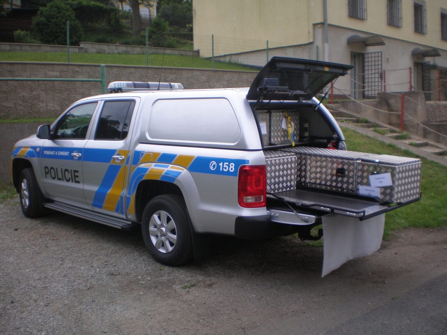 VW Amarok vehicle for the Police of the Czech Republic | VTÚ s.p.